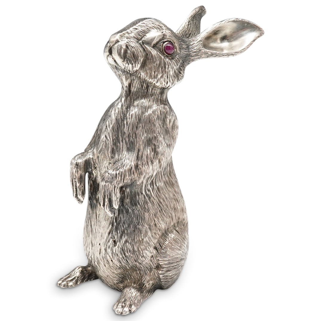 Faberge Silver Rabbit Auction