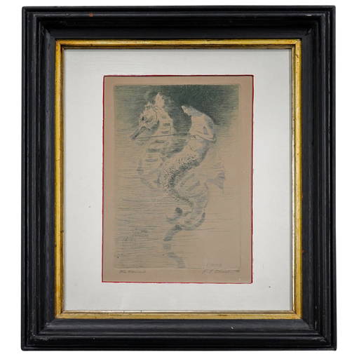 Frederick Stuart Church (american, 1842 1924) "the Mermaid" Etching