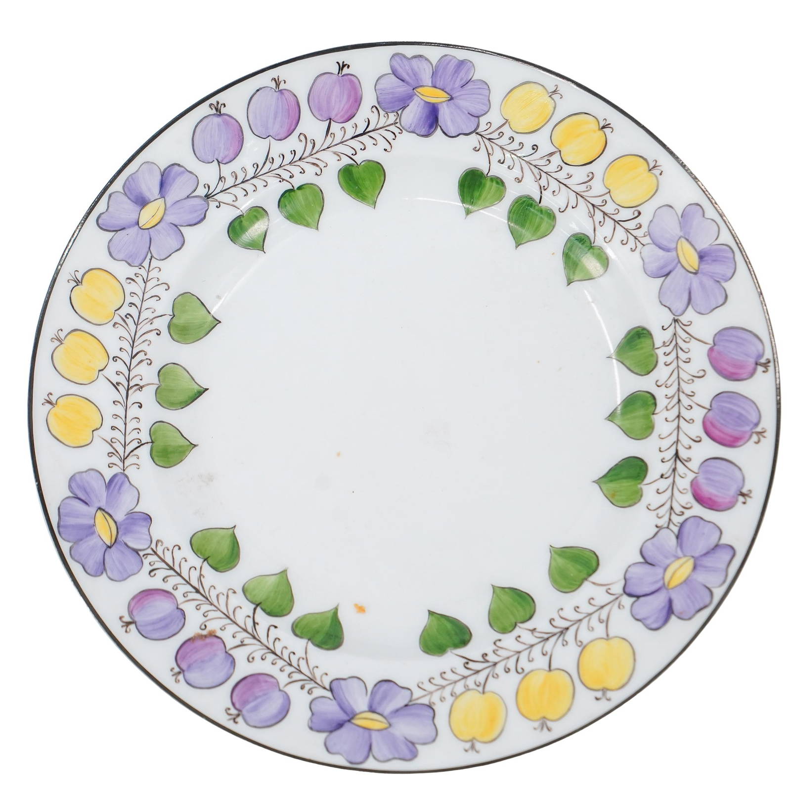 Russian Soviet Propaganda Porcelain Plate 1919 Auction