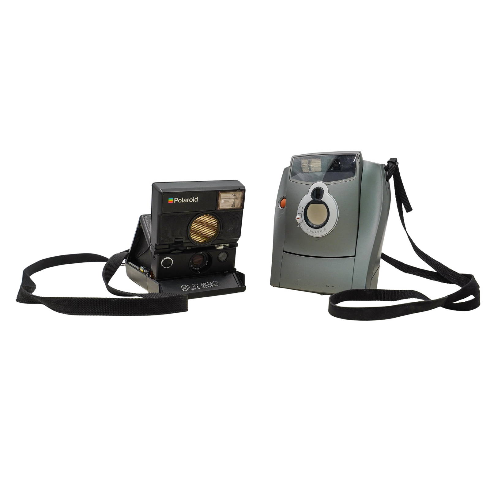 (2 Pc) Vintage Polaroid Slr 680 & Polaroid 1200ff-be Cameras Auction