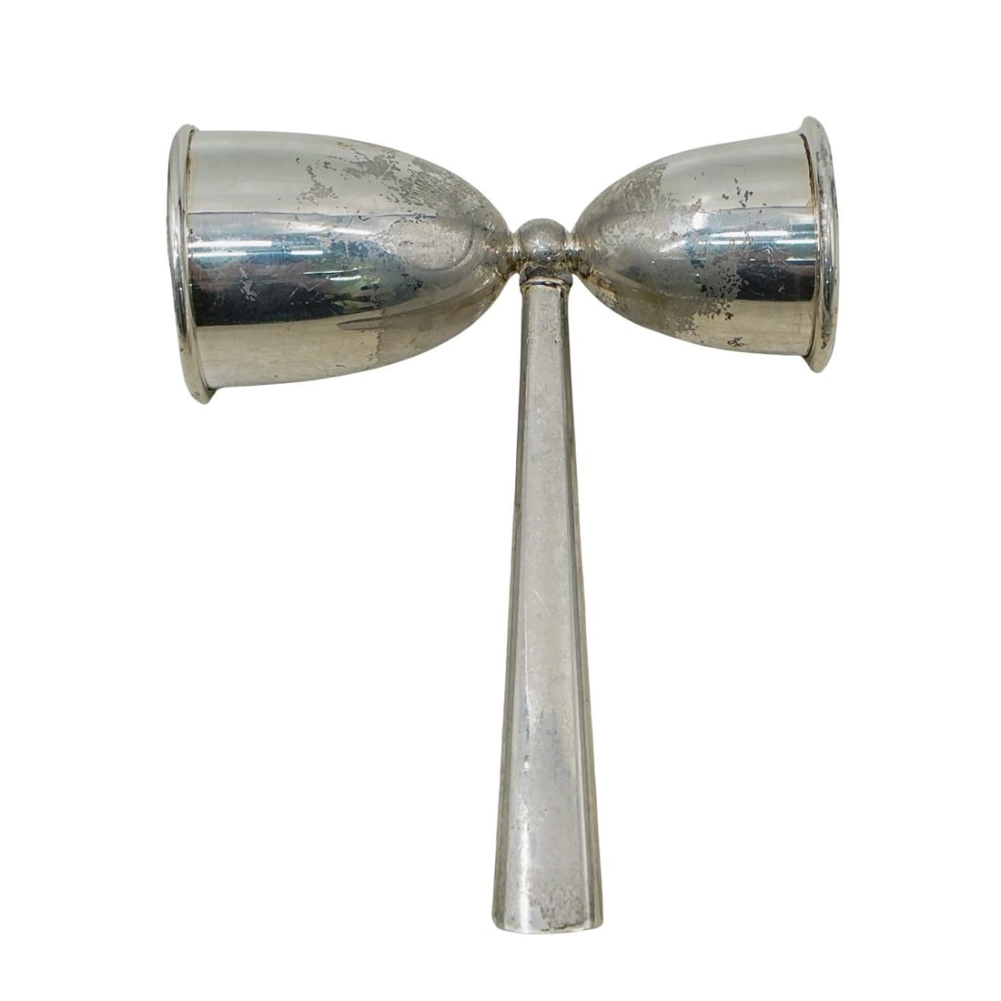 Mid Century Sterling Silver Double Jigger Auction