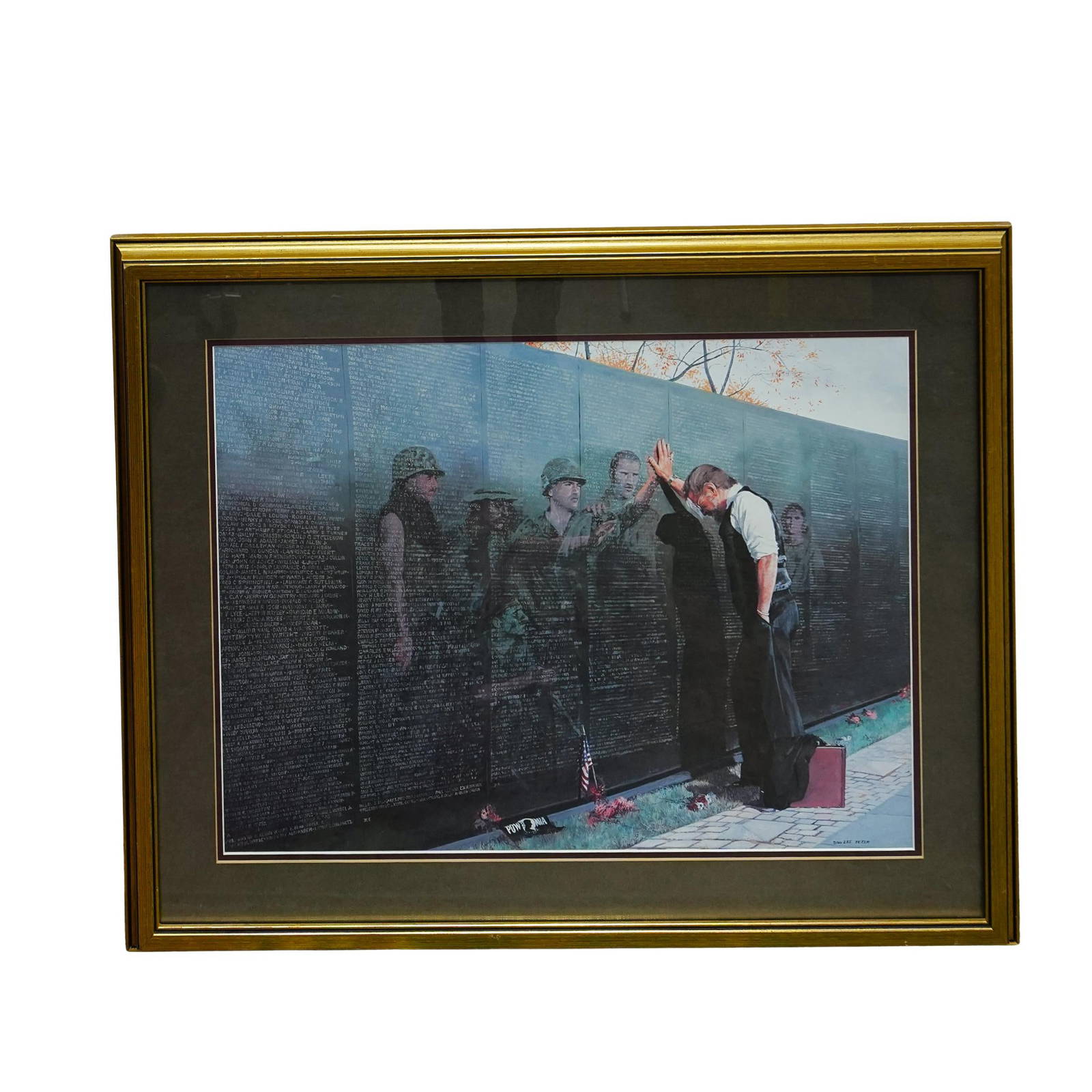 Lee Teter (american,1959) "reflections Vietnam Memorial" Print Auction