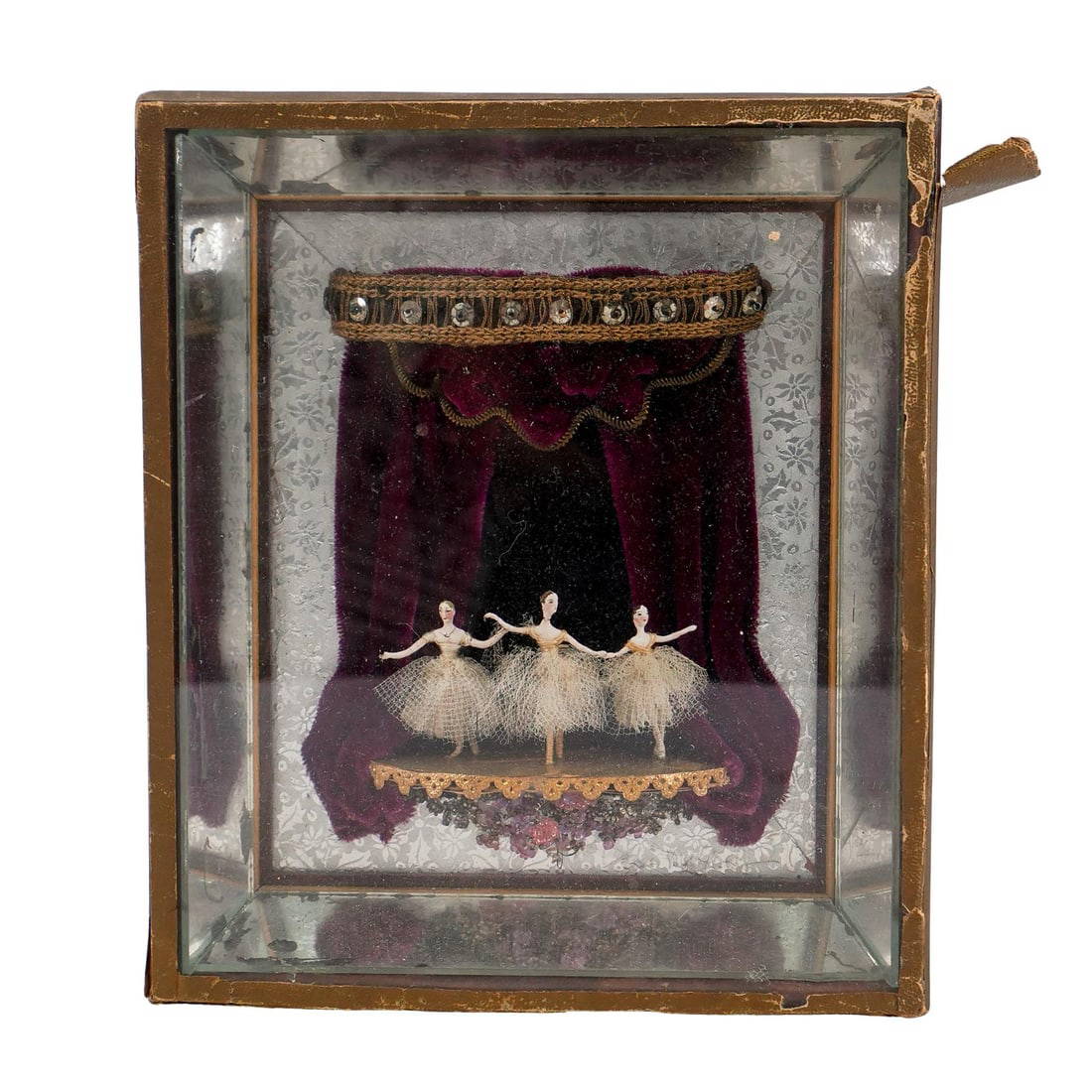 Antique Venetian Ballerina Shadow Box Auction