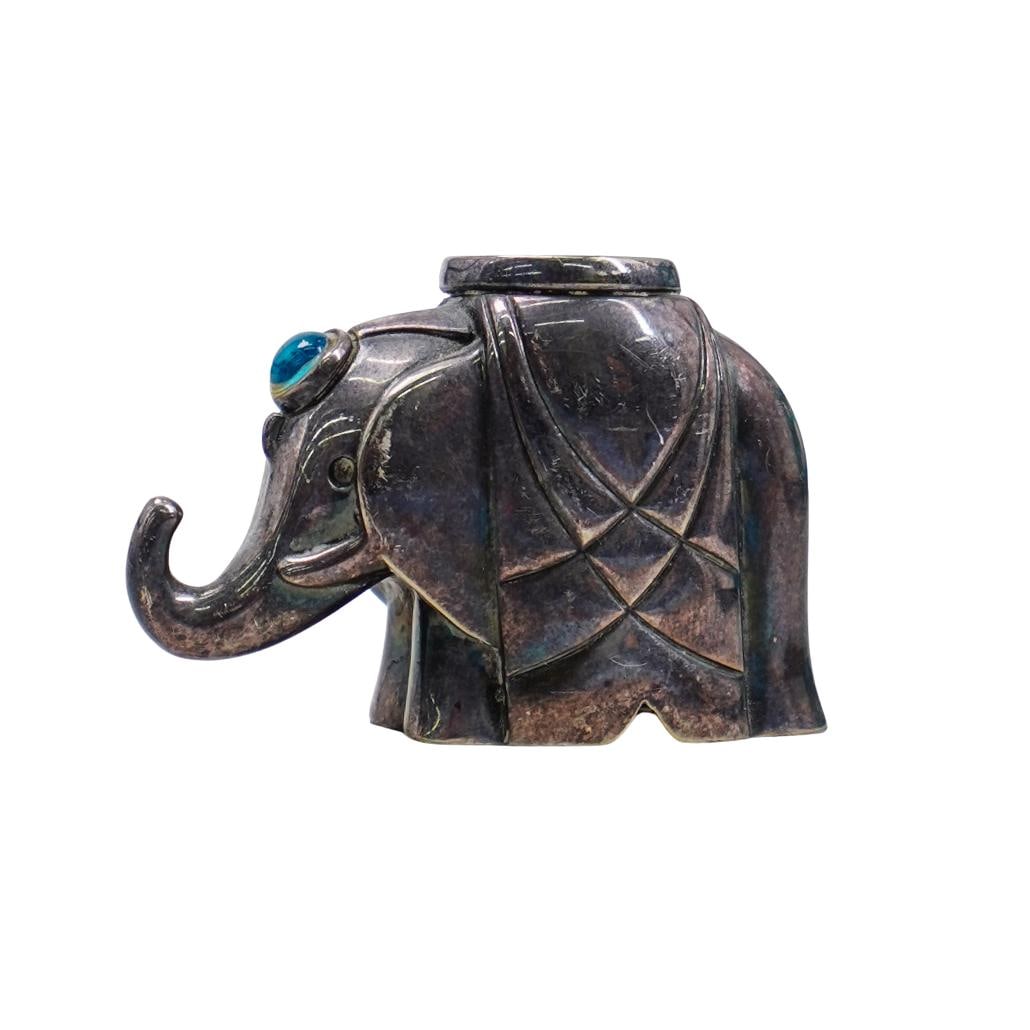 Christofle Elephant Silverplate Paperweight Auction