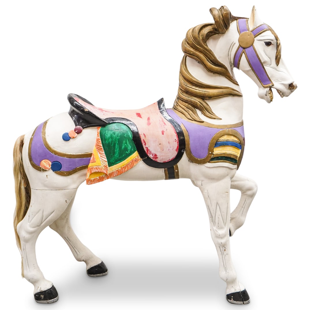 Dentzel Carved Prancer Carousel Horse Auction