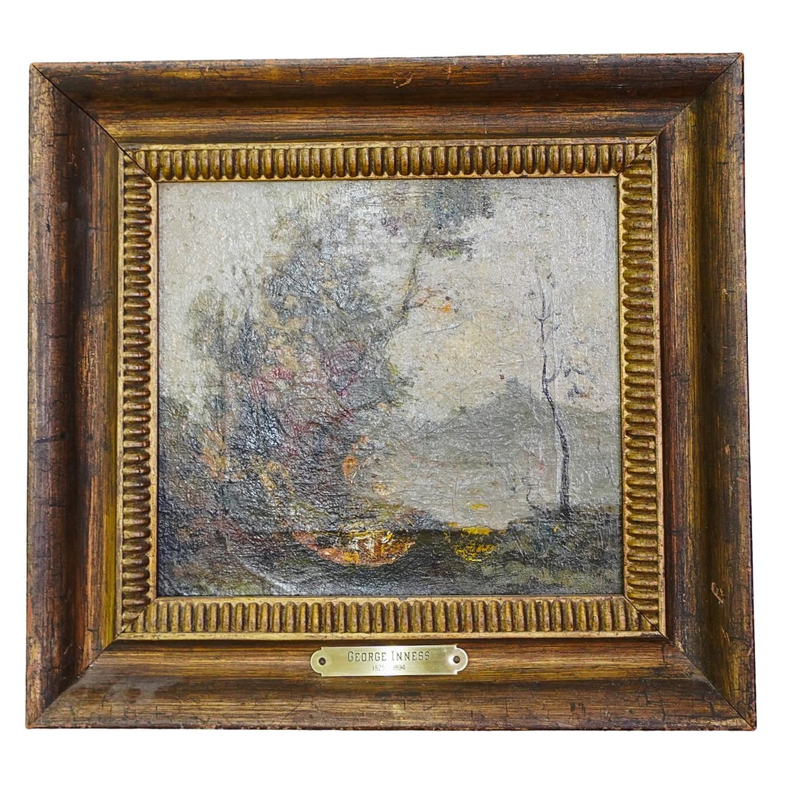 Attributed To George Innes (1825–1894) Oil On Canvas Painting - Jul 08 ...