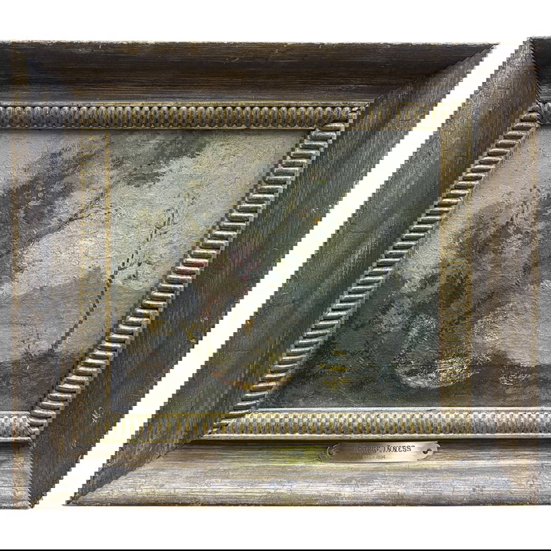 Attributed To George Innes (1825–1894) Oil On Canvas Painting - Jul 08 ...