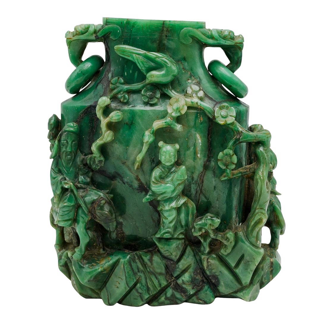 Antique Chinese Carved Jade Urn Auction