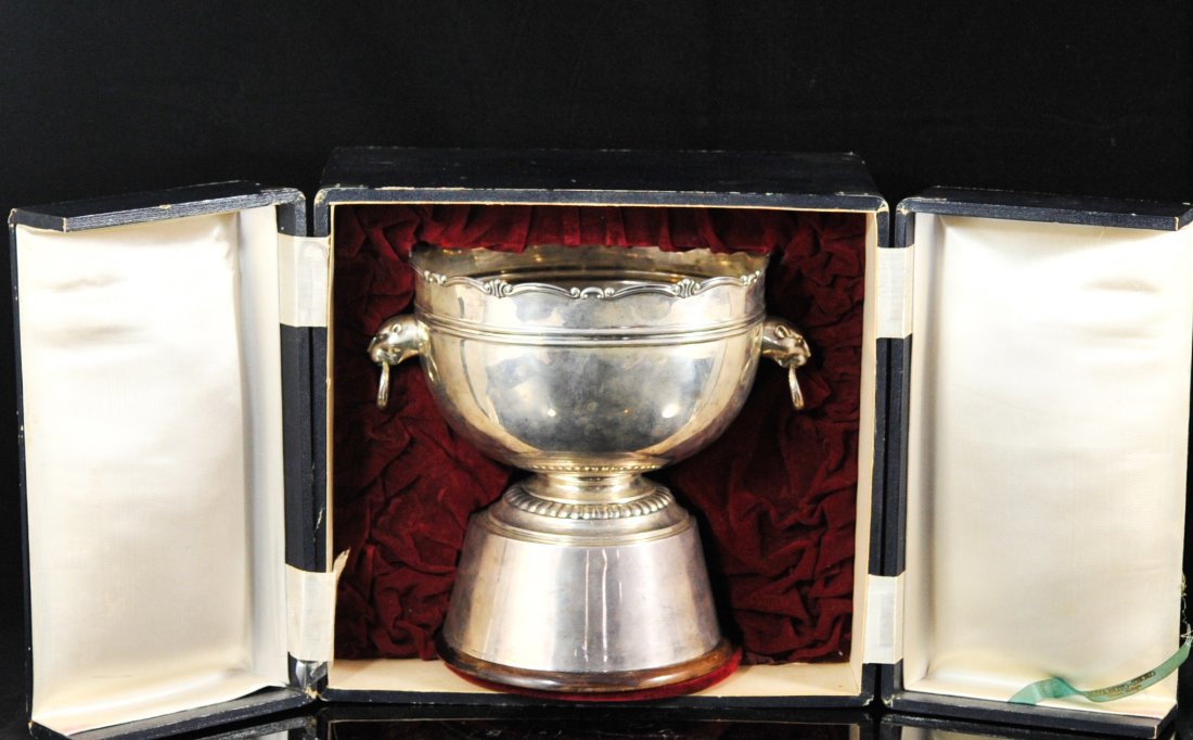 Japanese Miyamoto Shoko sterling silver trophy bowl
