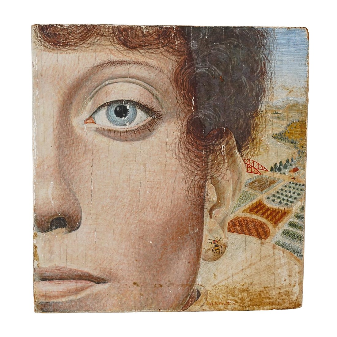 Bruce Winston Hafley (american, 1920-2011) "a Bug In The Ear" Tile ...