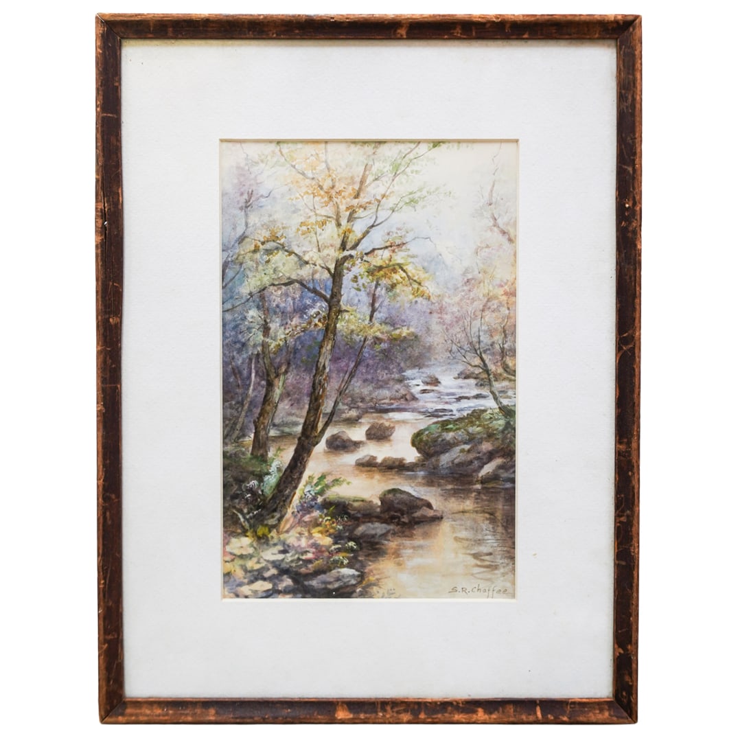 Samuel R. Chaffee (american, 1850-1913) Watercolor On Paper - Jul 22 ...