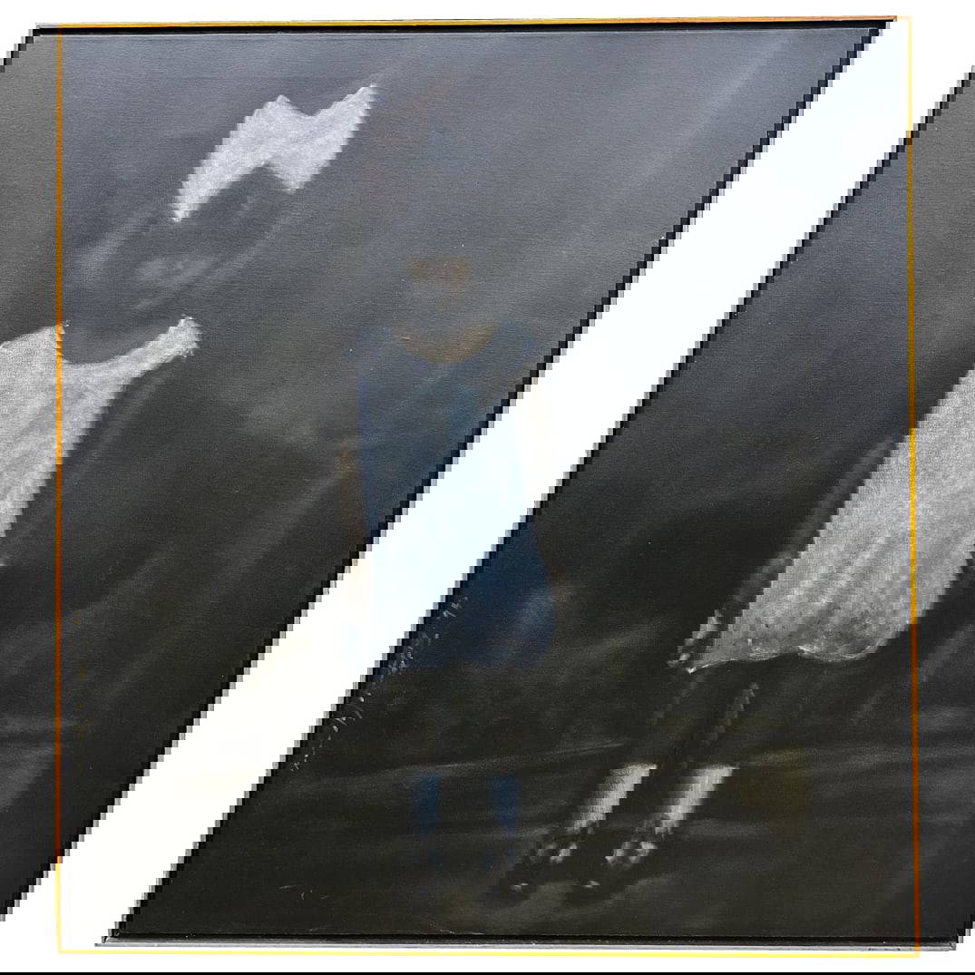 Signed Expressionist Realism Oil Painting Auction