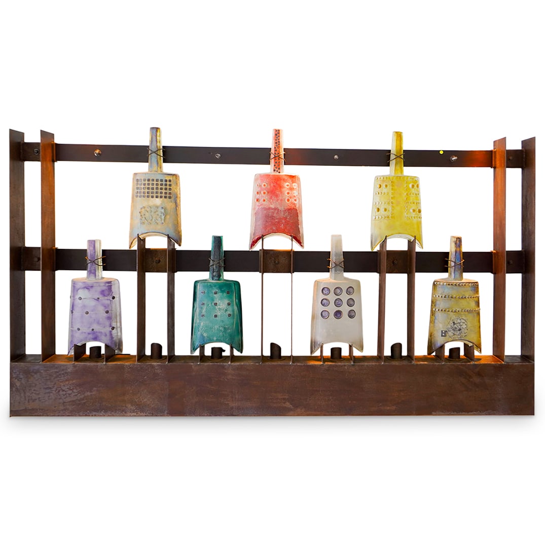 Marlene Rose (american B. 1967) Chinese Bell Art Installation Auction