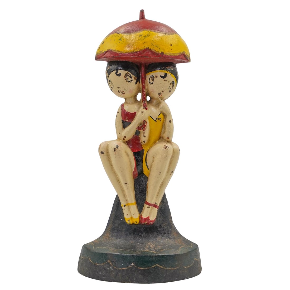 Hubley X Anne Fish (english, 1890-1964) "bathing Beauties" Cast Iron ...