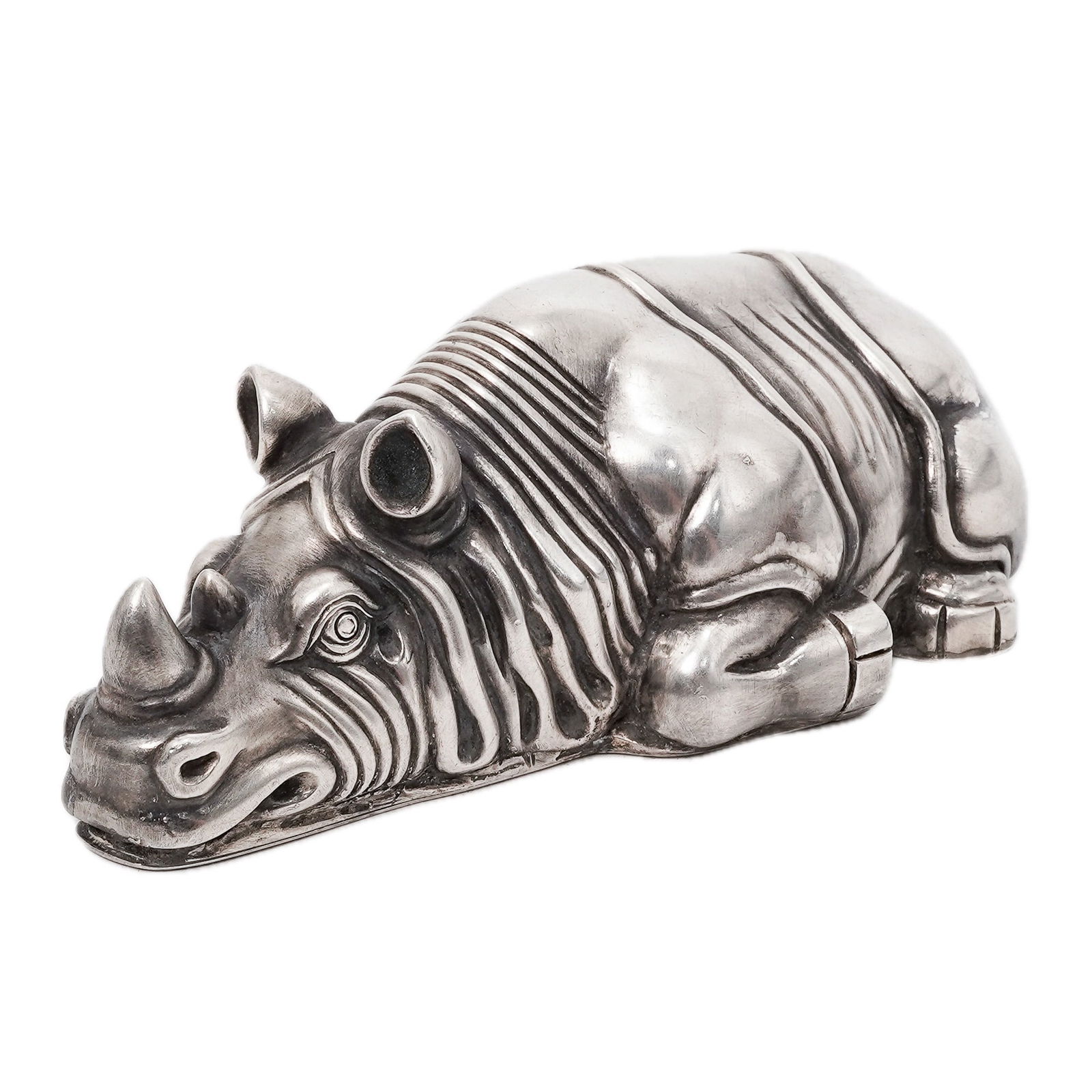 Imperial Russian Era Silver Rhinoceros Auction