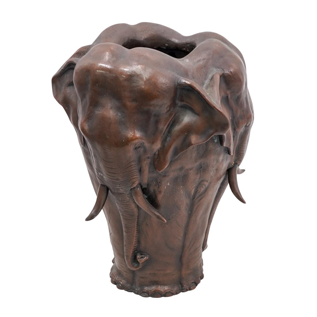 After Pierre-jules Mene Elephant Bronze Vase Auction
