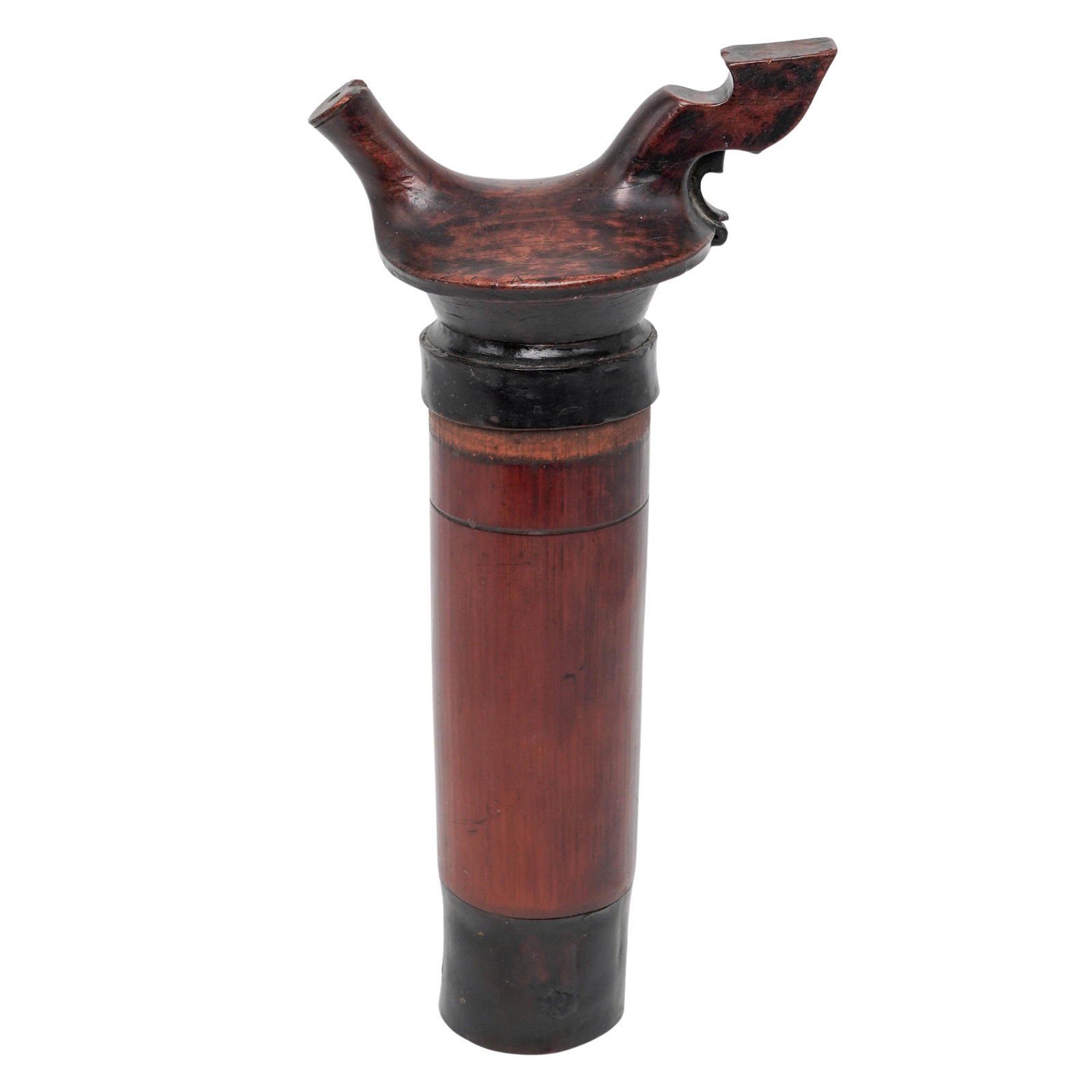 Antique Karo Batak Palm Wooden Kitang (wine Container) Auction