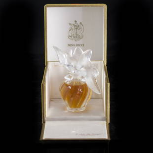 Lalique "l'air Du Temps" Perfume Bottle