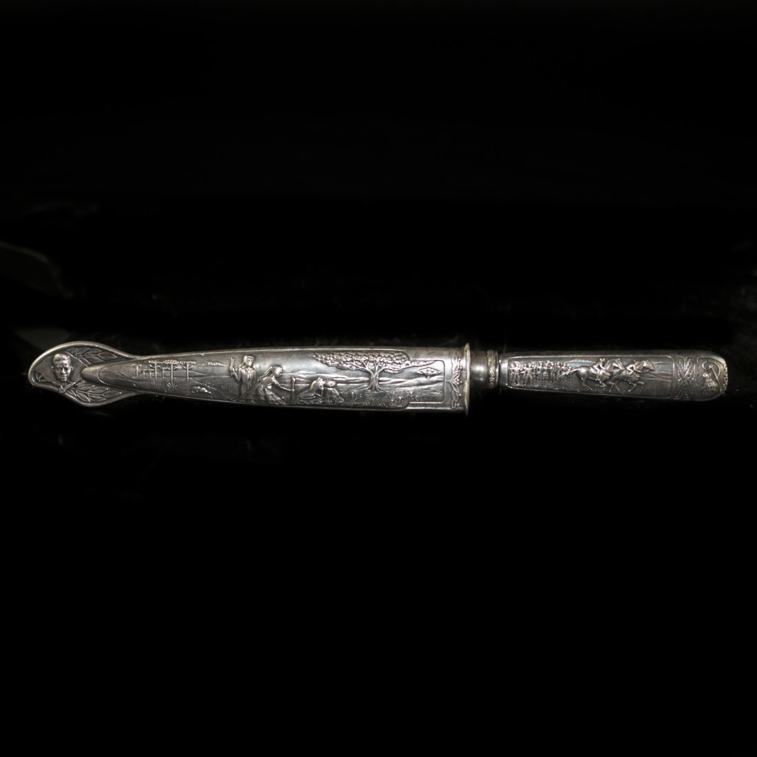 Eberle Inox Silver Gaucho Knife - Oct 07, 2015 | Akiba Antiques in FL