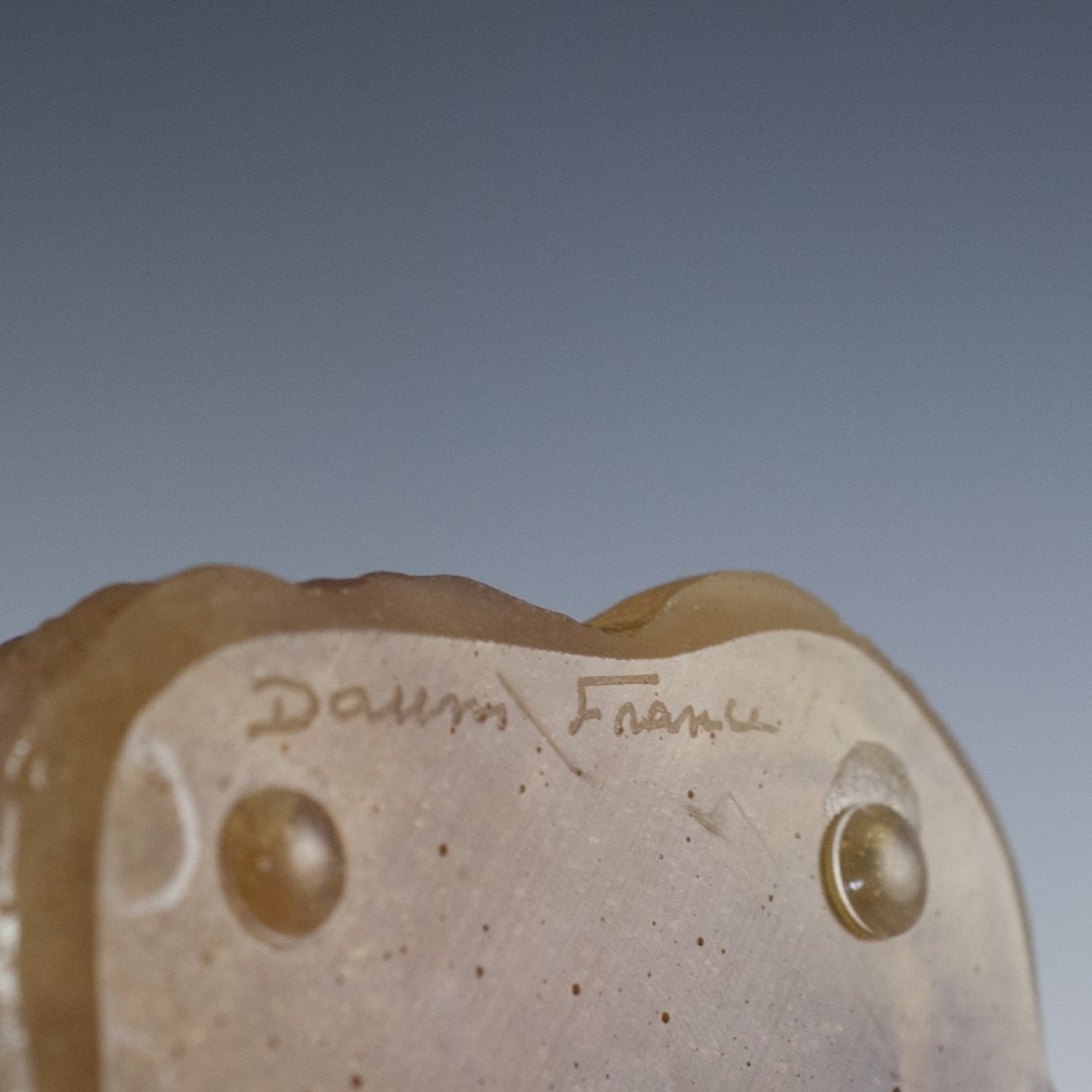 Daum Pate De Verre Figural Vase