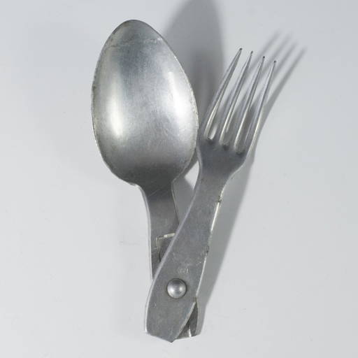Wwii Nazi Fork & Spoon Field Kit