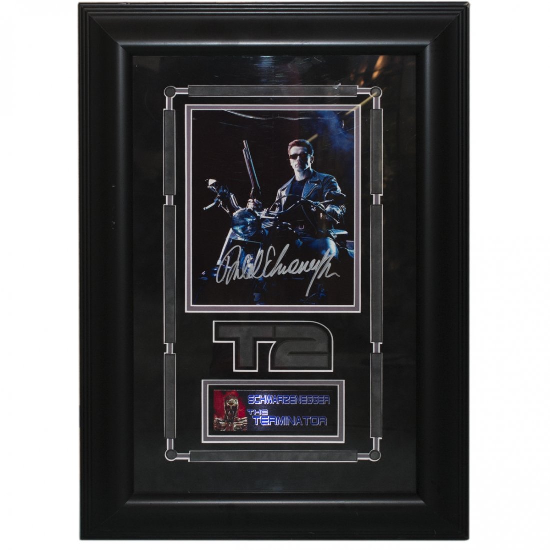 Arnold Schwarzenegger Signed "terminator Ii" Poster