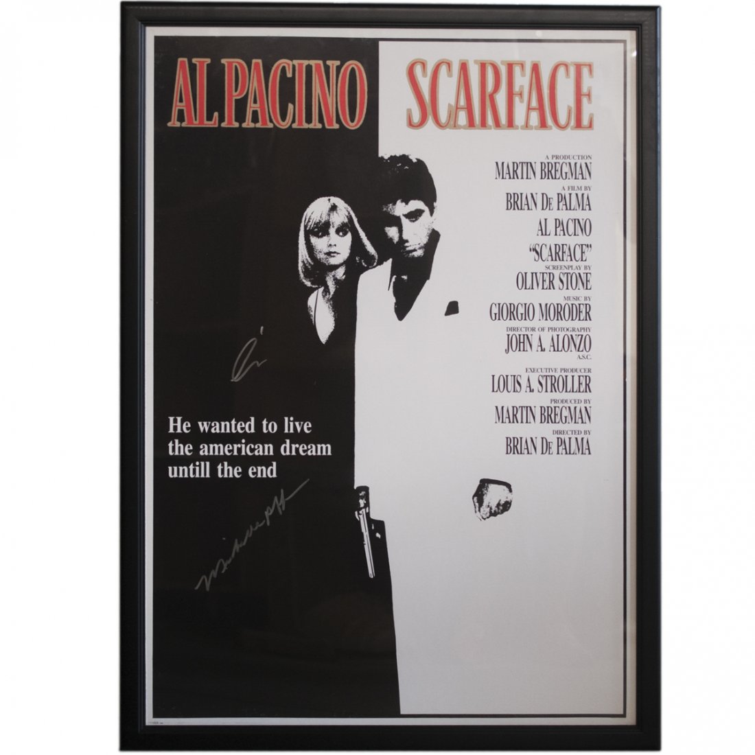 Signed "Scarface" Poster