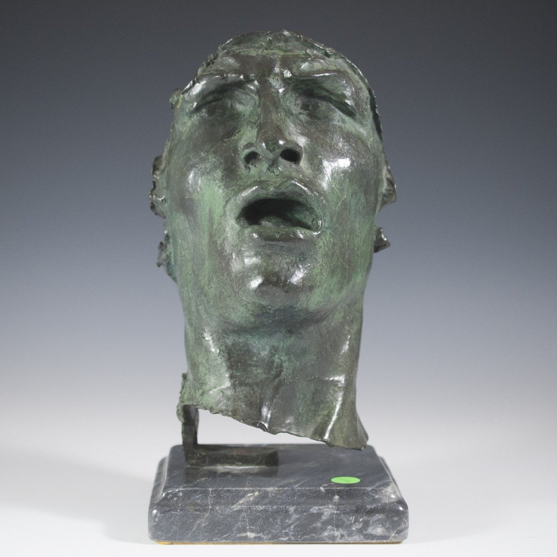 Auguste Rodin Bronze Recast "mask Of Sorrow"