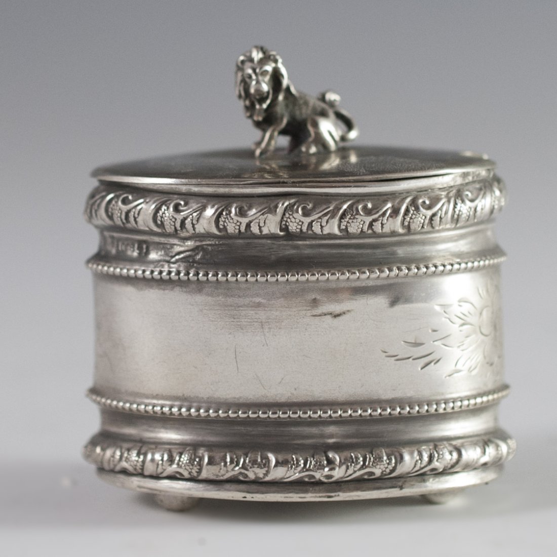 Antique 800 German Silver Box