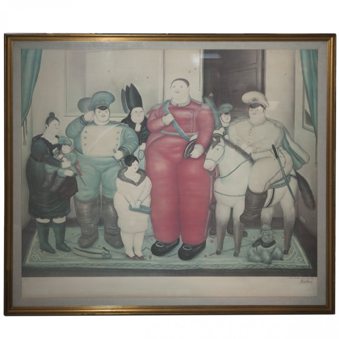 Fernando Botero (Colombian b.1932) Signed Lithograph