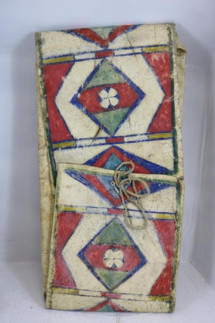 EARLY 20TH C PLATEAU, PAINTED PARFLECHE - Jun 08, 2019 | Marion Antique ...