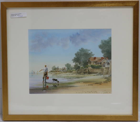 ALAIN GAUDIN (B. 1951, FRANCE) FRAMED WATERCOLOR - Jun 26, 2021 ...