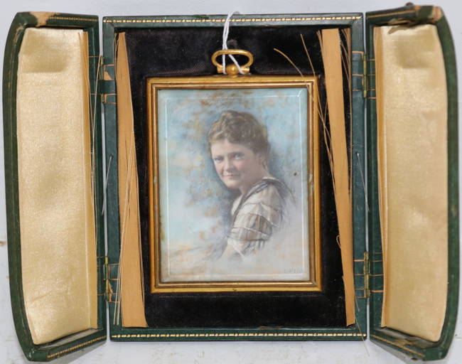 Miniature Portrait Of Alice Tiffany Knowles From