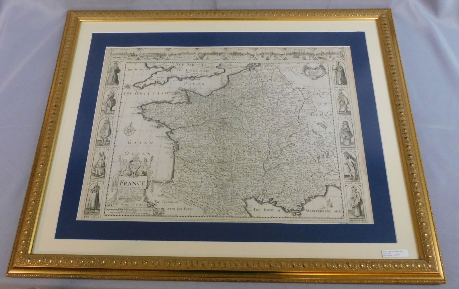 Map of France, 1626, John Speed (1552-1629), with - Aug 06, 2022 ...