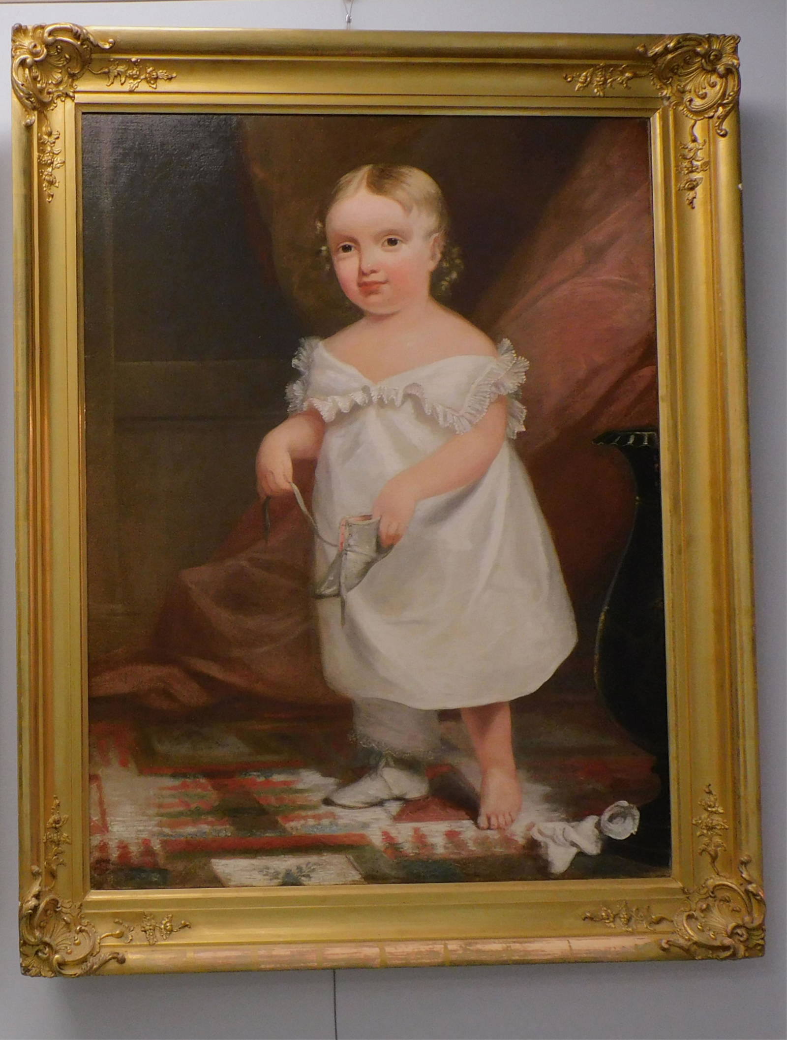 Portrait Of Horatia Anna Howland As A Young Child Auction