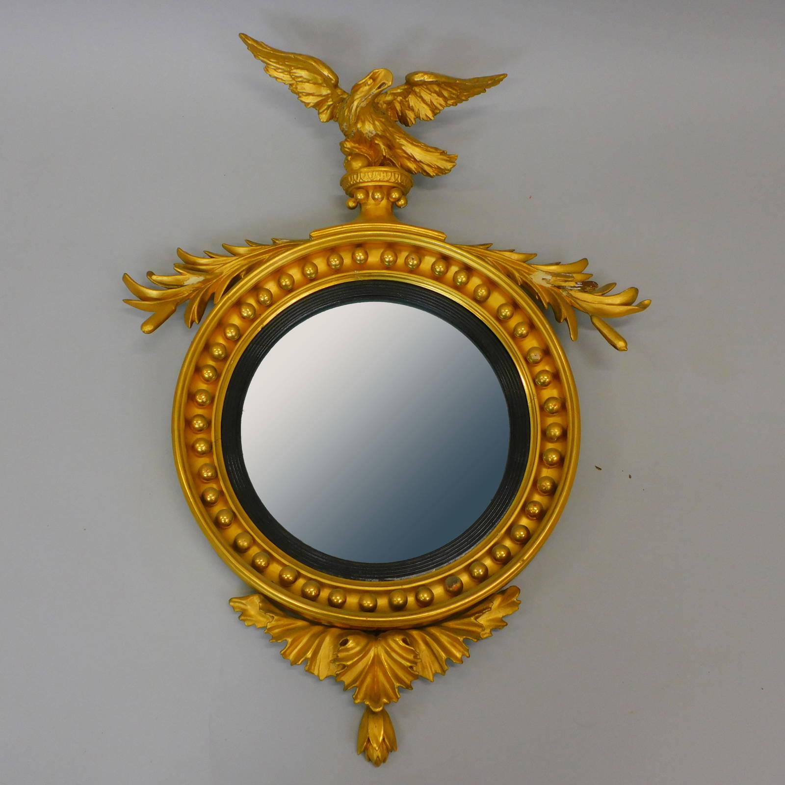 American Federal Mirror. Early 19th Century. Gilt Auction