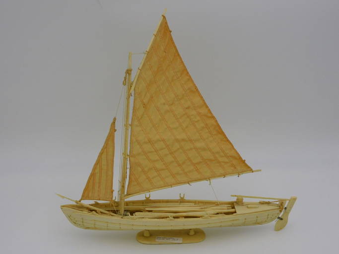 An Azorean Bone Whaleboat Model. Early 20th C.
