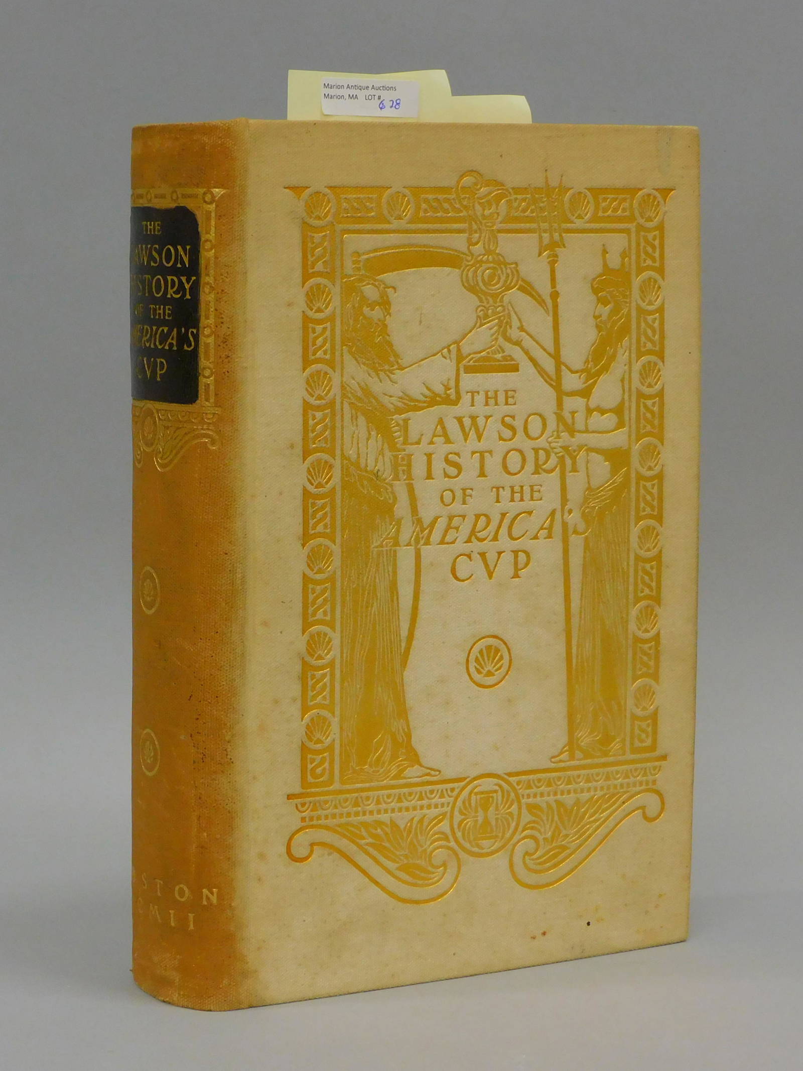 "the Lawson History Of America's Cup" By Winfield Auction