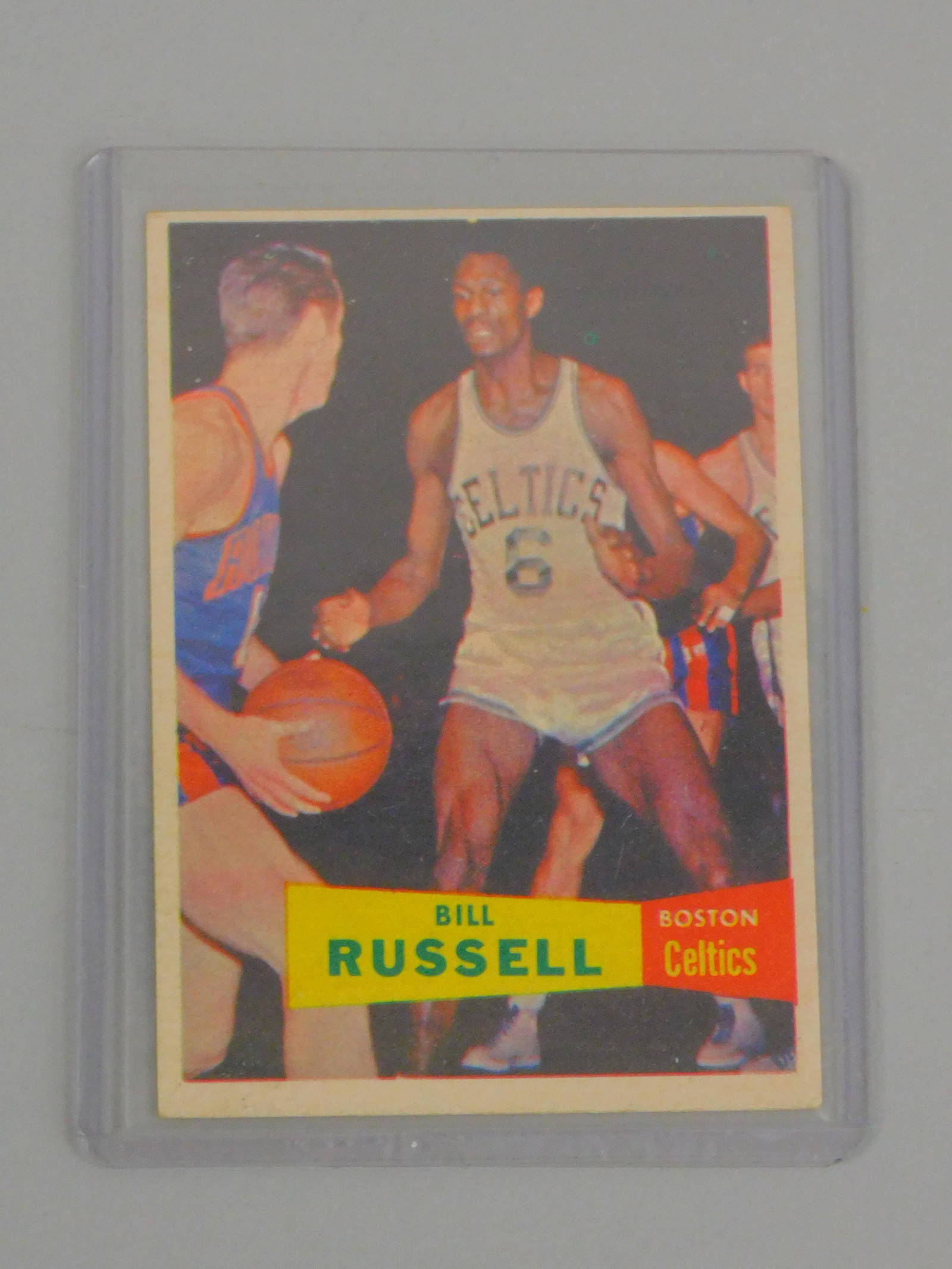 Bill Russell Topps Rookie Card. 1957. #77. Auction