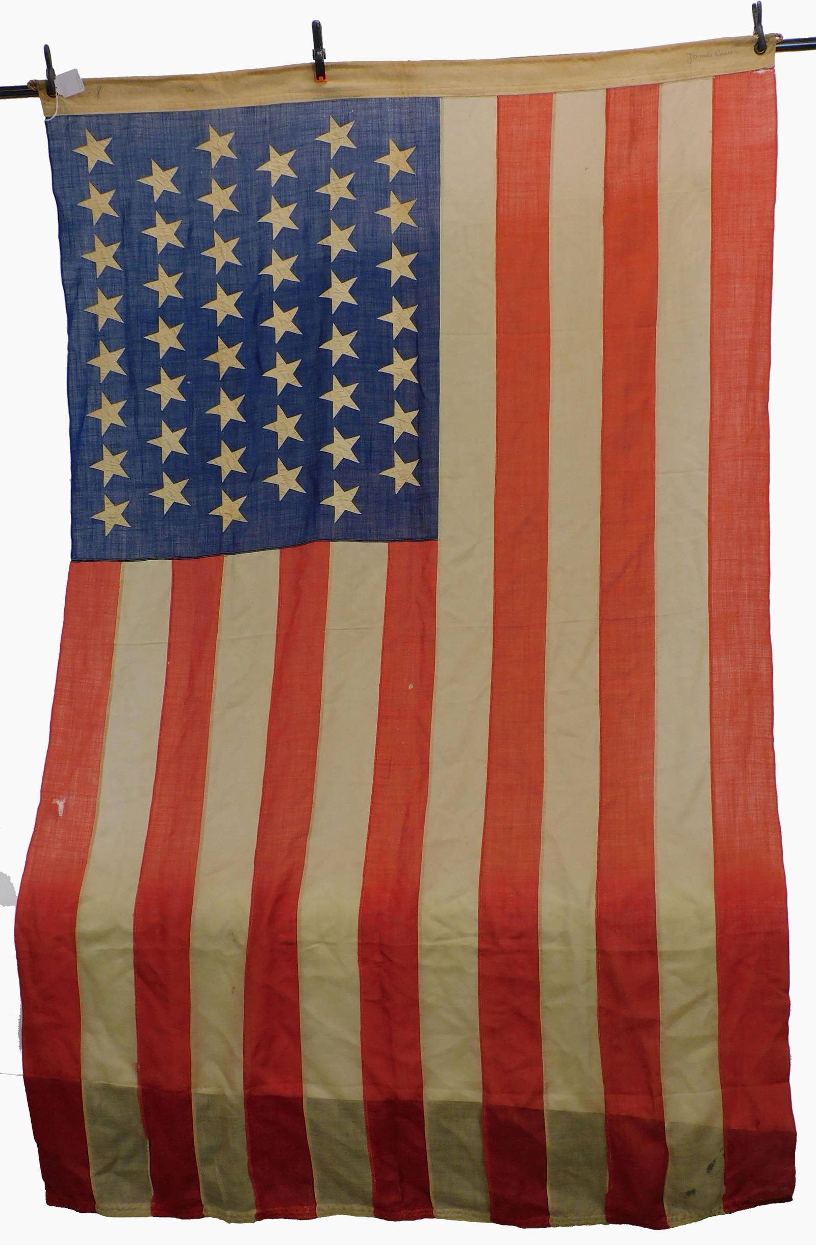 45-star American Flag, Officially Recognized July Auction