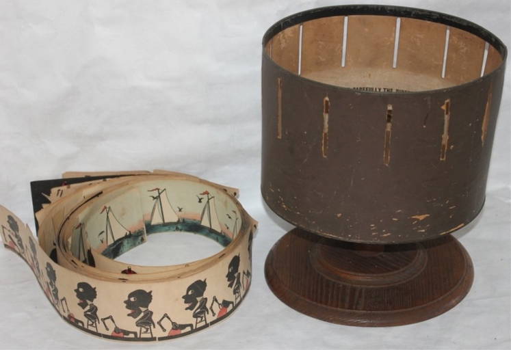 Milton Bradley & Co. Victorian Zoetrope Wheel Of