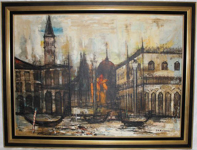 J. P. ROUSSEAU OIL PAINTING ON CANVAS, SCENE OF - Nov 29, 2014 | Marion ...