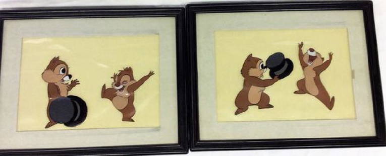 Chip & Dale Animation Cel
