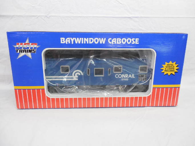 Usa Trains G Scale Conrail Baywindow Caboose R12059