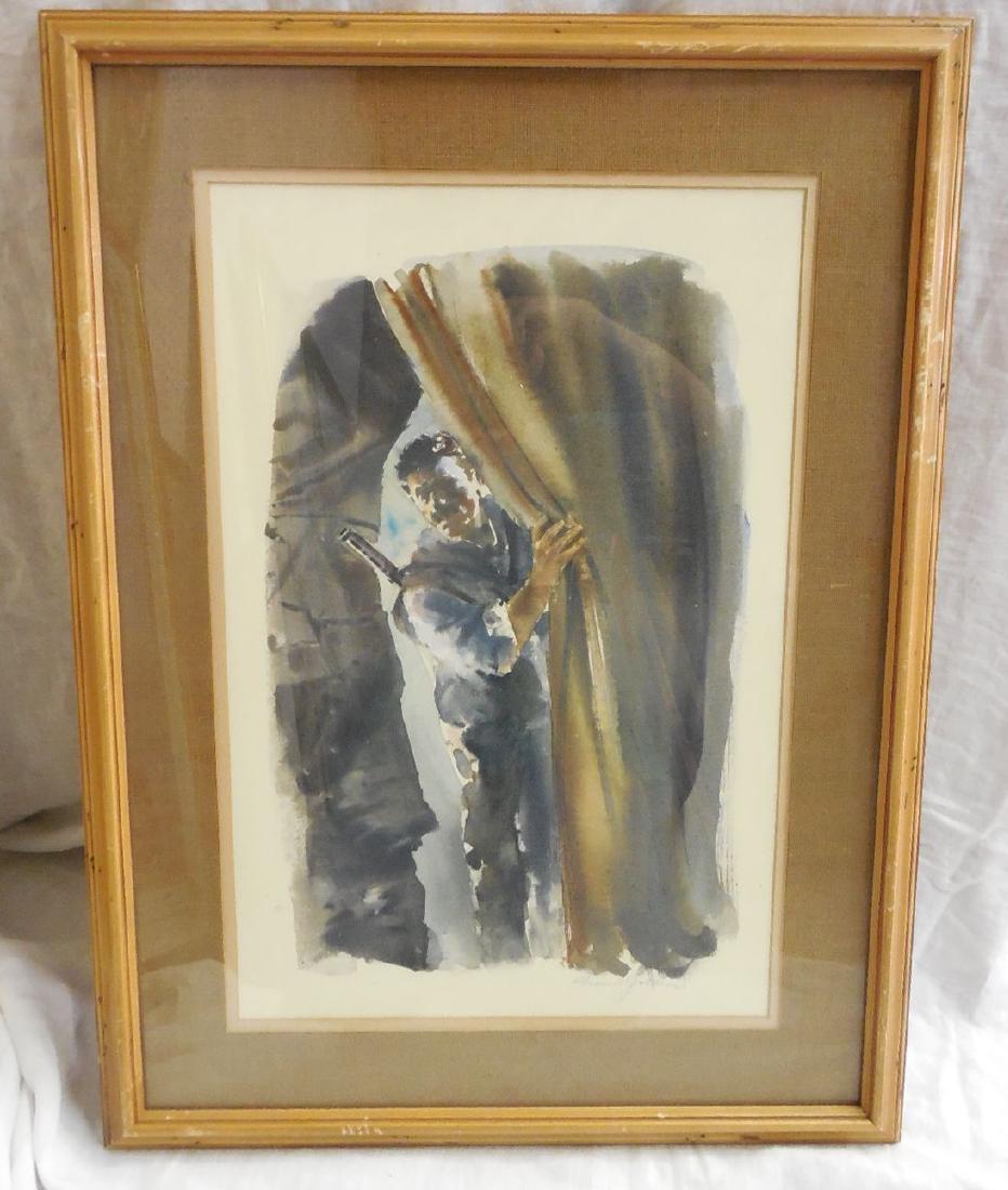 Francis Golden For Whom The Bell Toll Watercolor