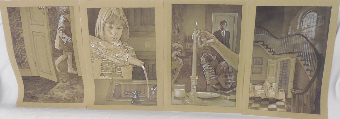 4 Steven Stroud Original Illustrations Franklin Library