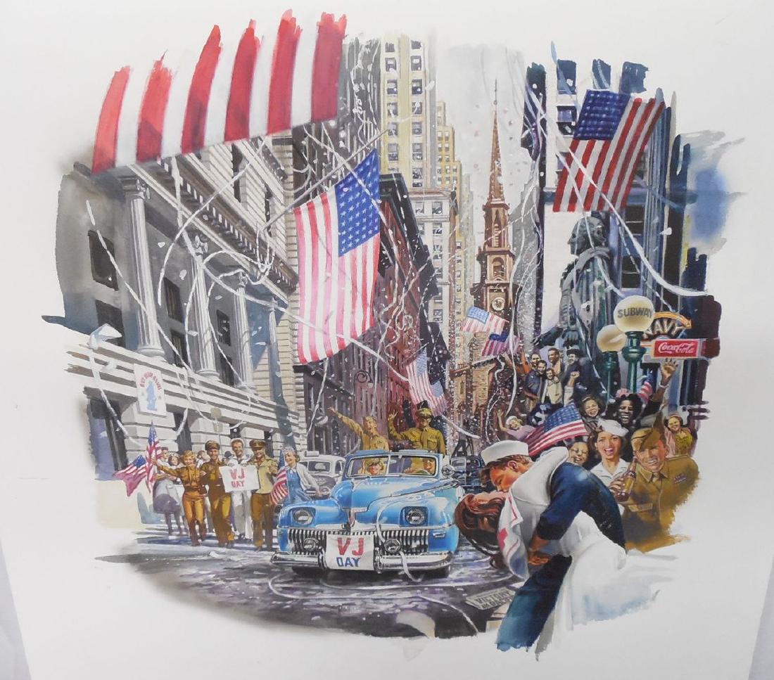 William Teodecki Original Painting Iwo Jima V-J Day - Mar 27, 2019 ...