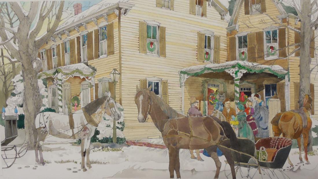 Henry M Brock Original Illustrations Dickens A