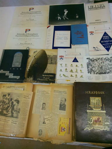 Football Scrapbooks, & Ephemera, Noel Schmidt 1949 50s