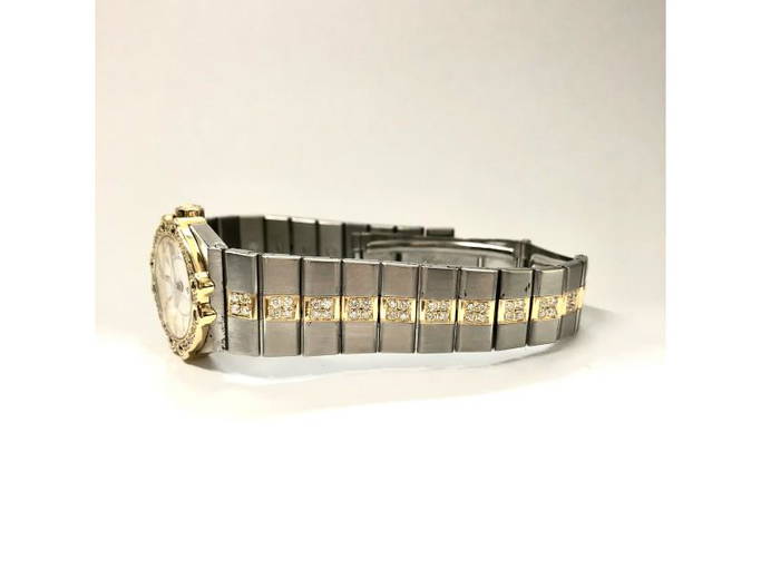 Chopard St. Moritz Quartz 24mm 18k Yellow Gold & Steel Watch 1.41tcw ...